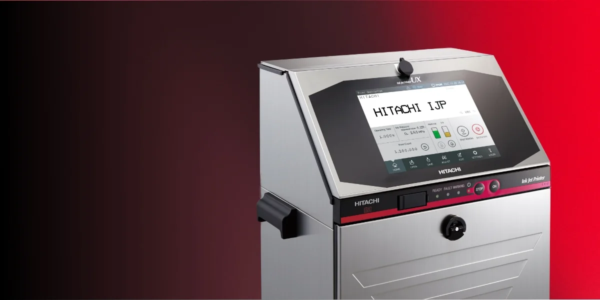 Continuous Inkjet (CIJ) Printer - UX High Speed | Hitachi IESA
