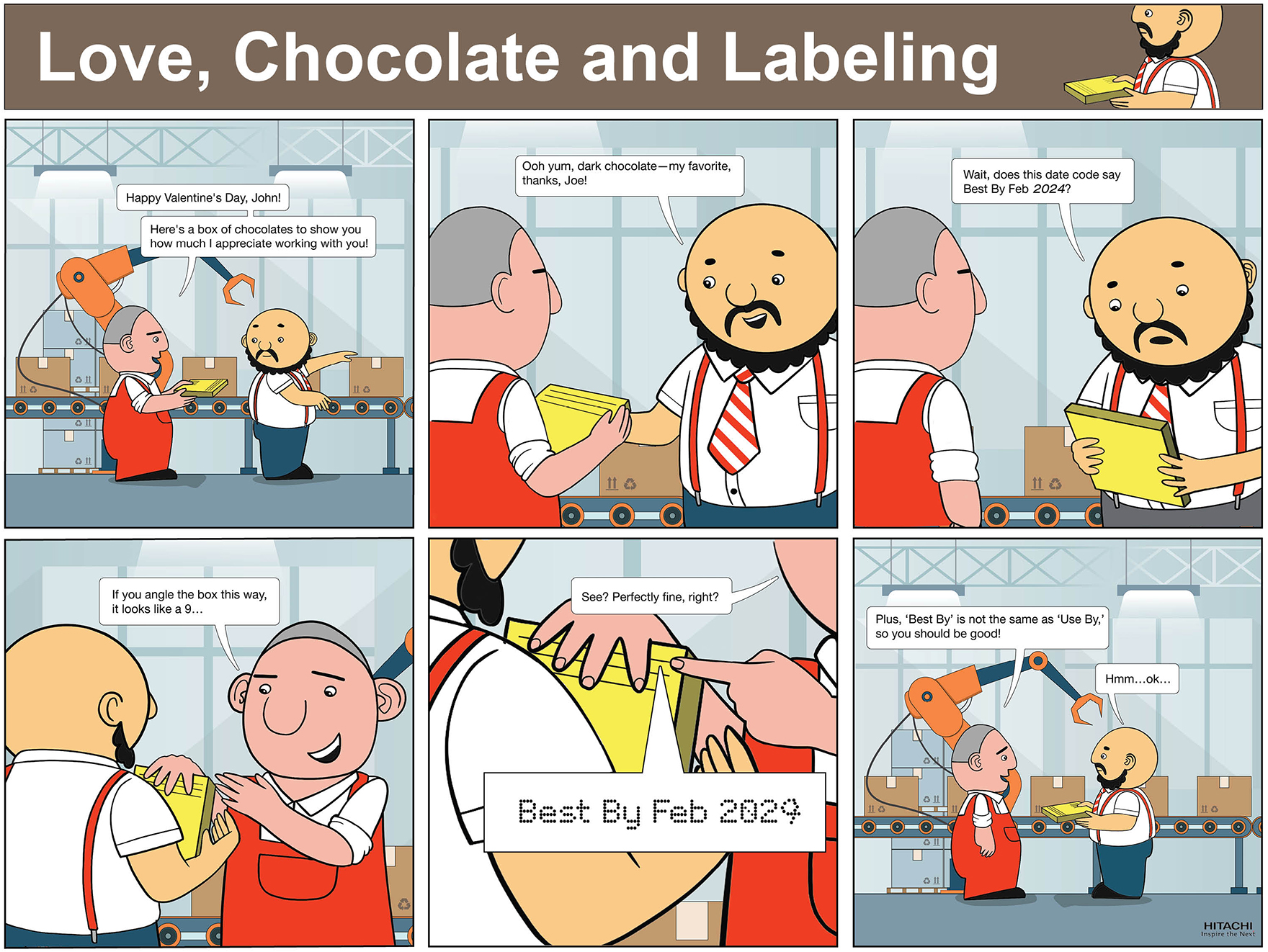 Business Comic Strips | Hitachi IESA